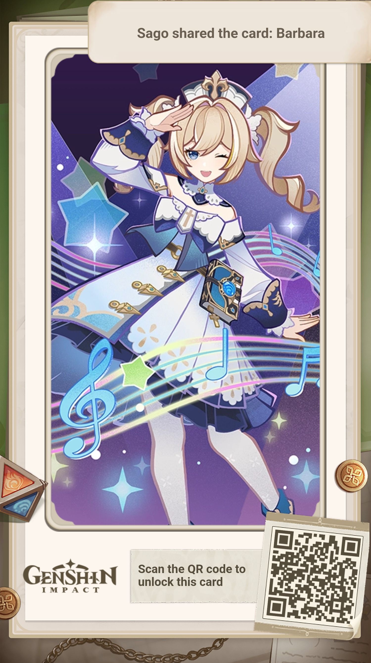 Character QR Codes: Monstadt [Complete] Genshin Impact | HoYoLAB