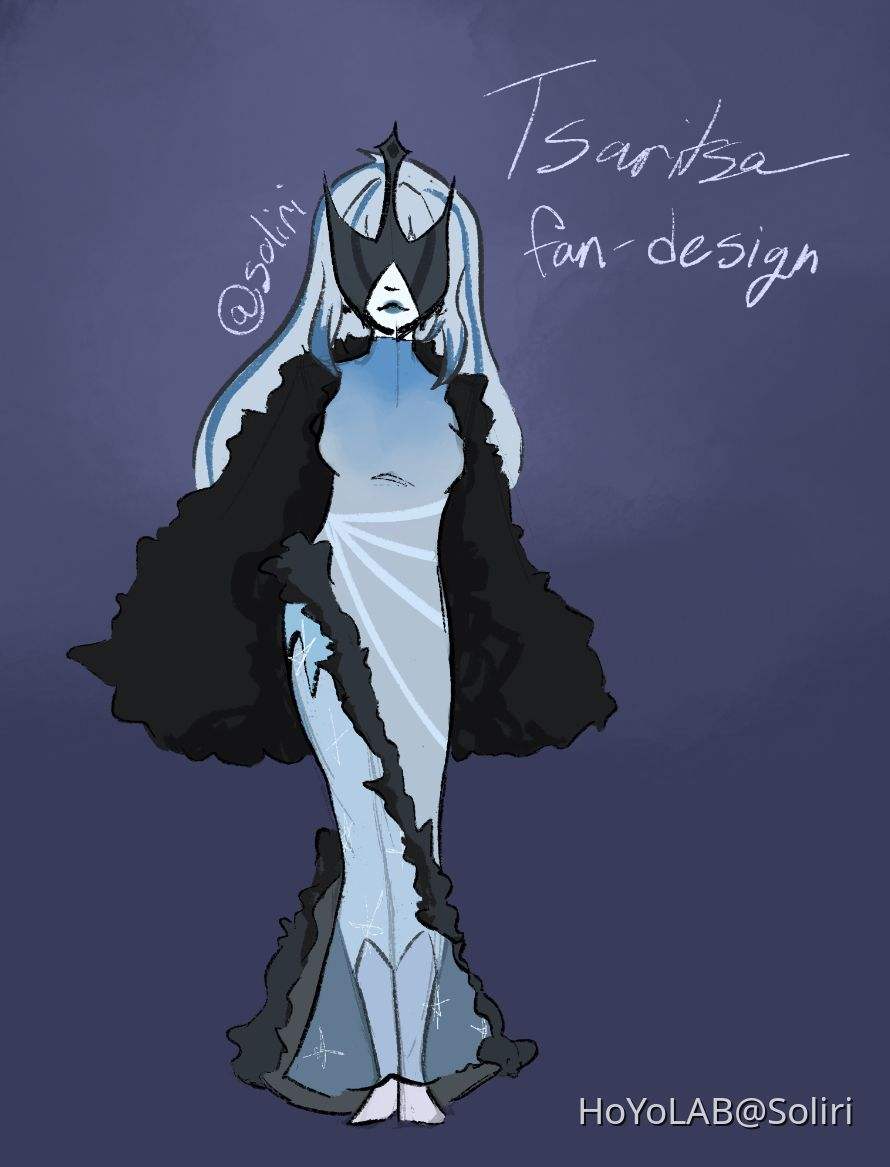 Tsaritsa Fan-Design(Inspired by SakuraJess) Genshin Impact | HoYoLAB