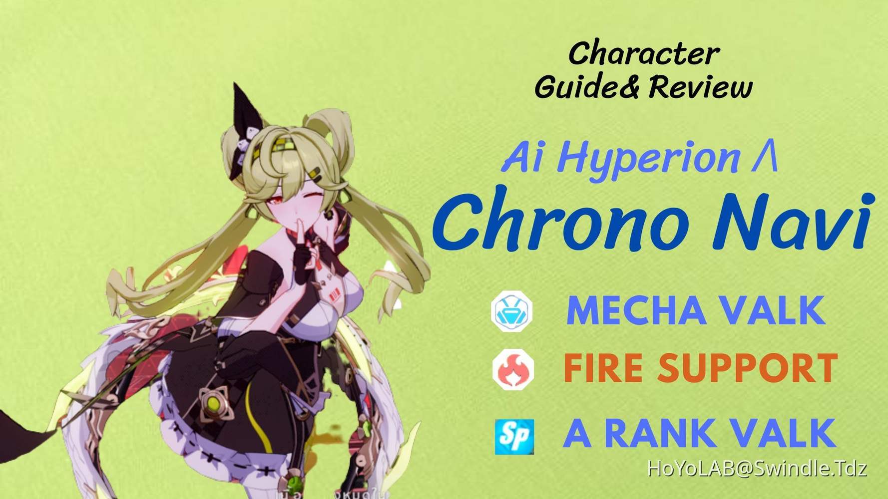 ไกด์ตัวละคร วิเคราะห์ และแนะนำAi Hyperion Λ-Chrono Navi (Ai-chan ...