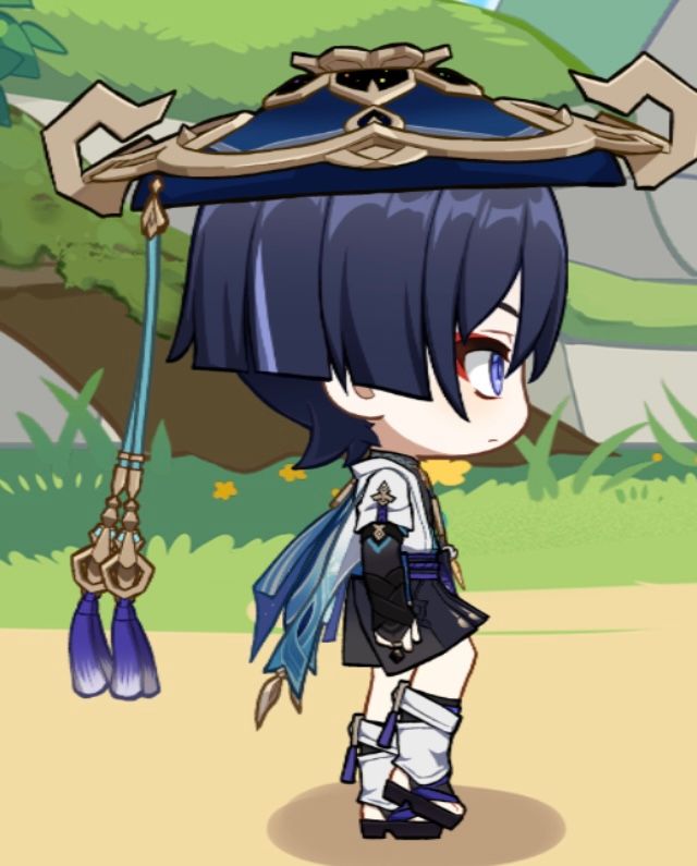 No thoughts. Just chibi Scara. Genshin Impact | HoYoLAB