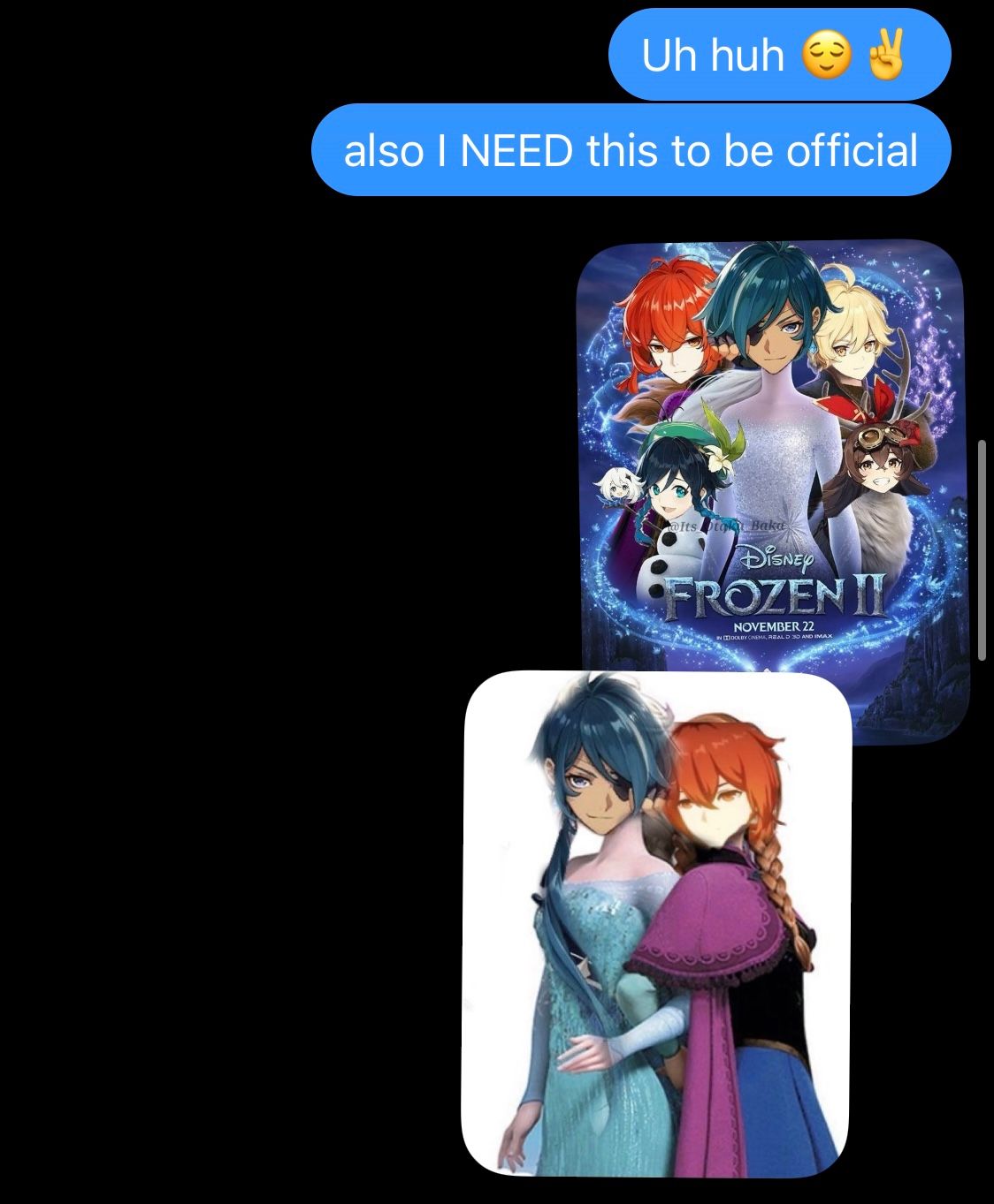 Texts with my friends ️😌 Genshin Impact | HoYoLAB