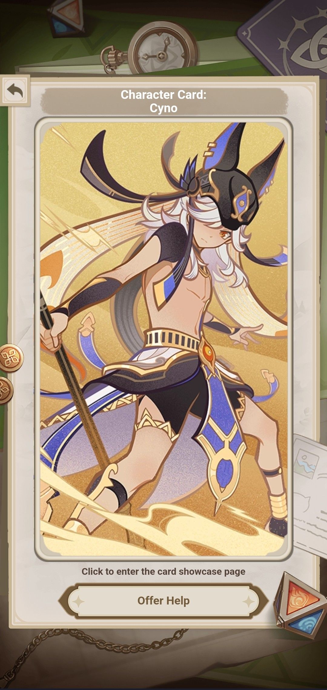 Cyno card Genshin Impact | HoYoLAB