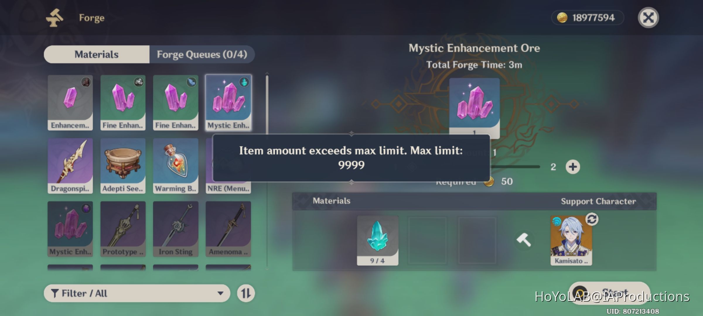 Maximum Mystic Enhancement Ore Achieved! Genshin Impact | HoYoLAB