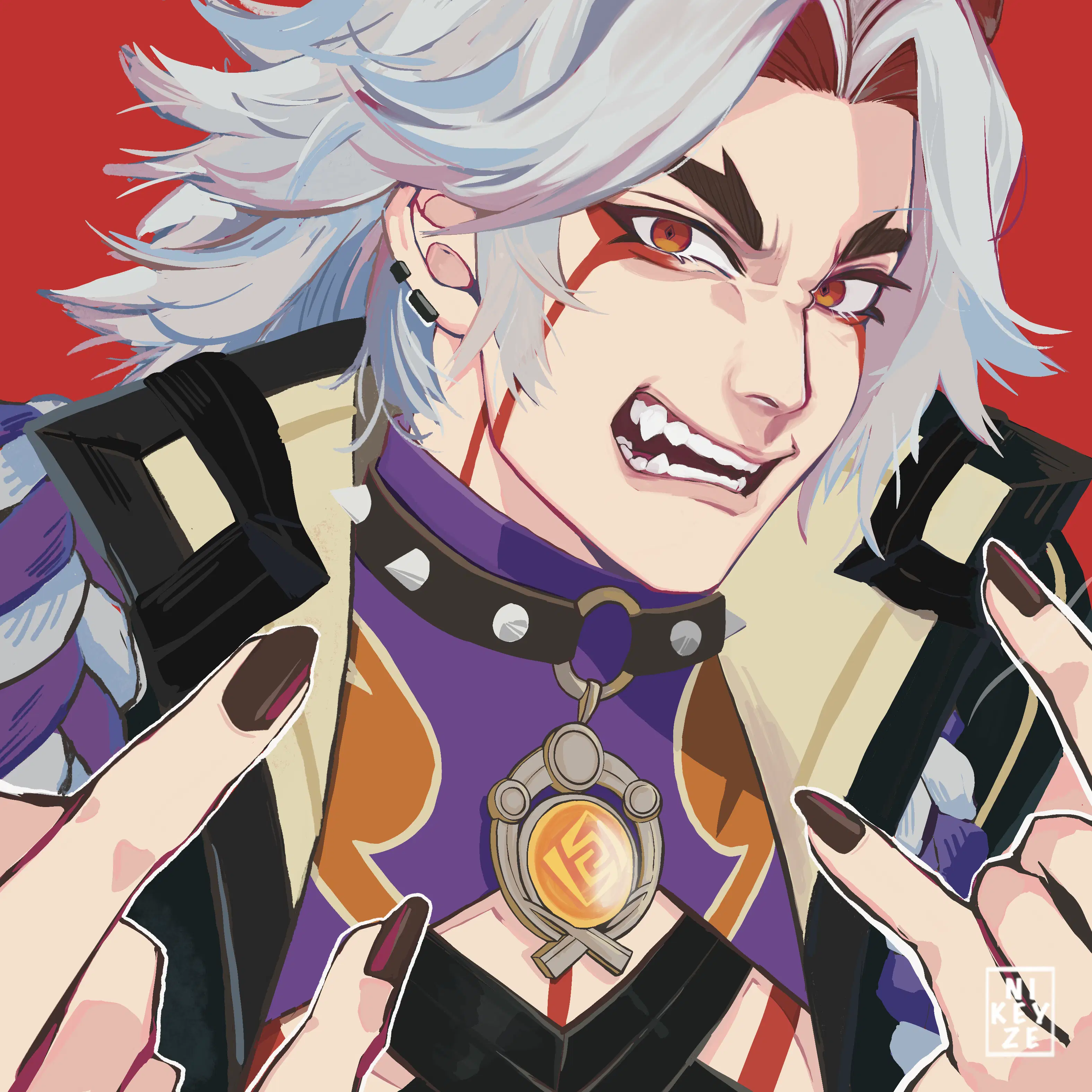 Itto fan art & some progress! Love this main Genshin Impact | HoYoLAB