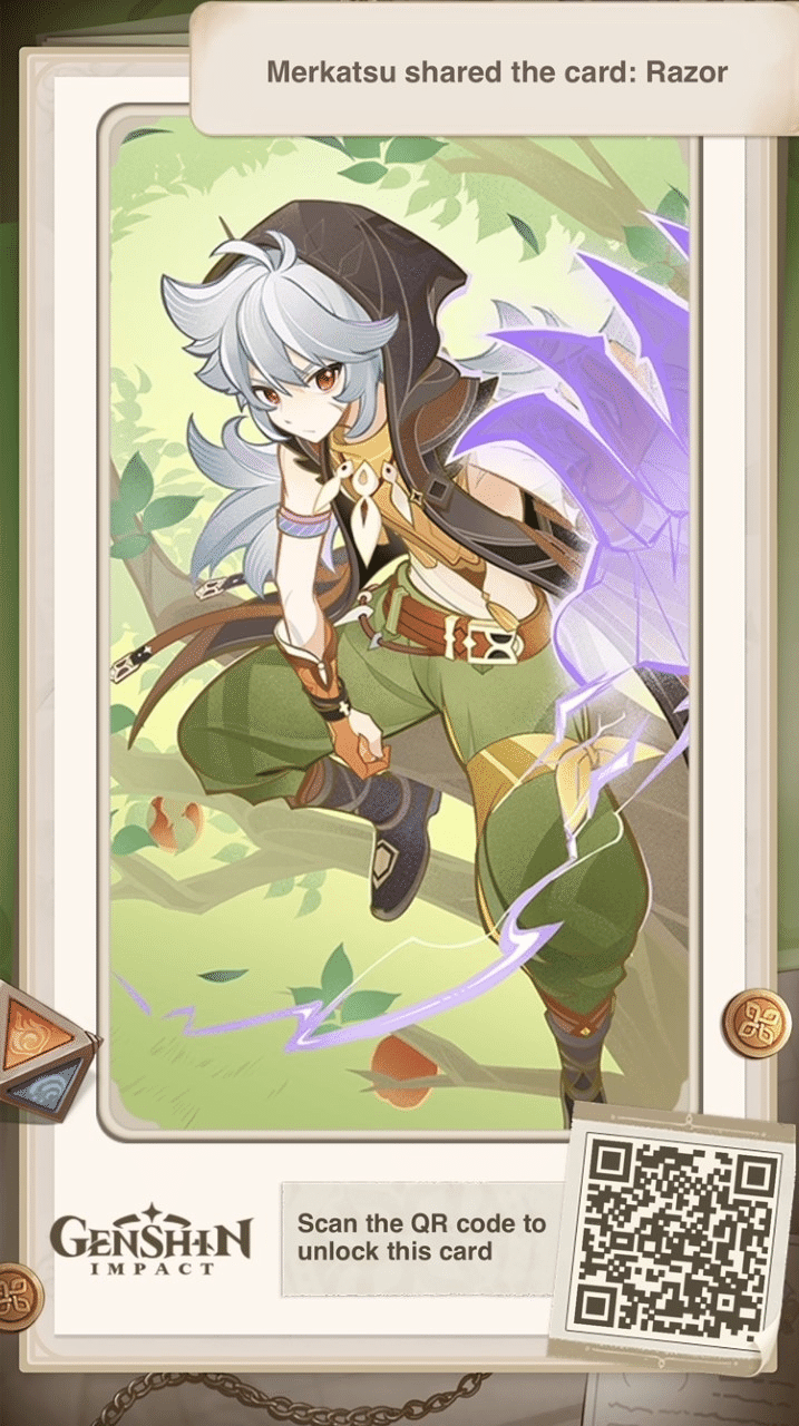 "Duelist Rising" web event - #Freemogems #All Character Cards Genshin Impact | HoYoLAB