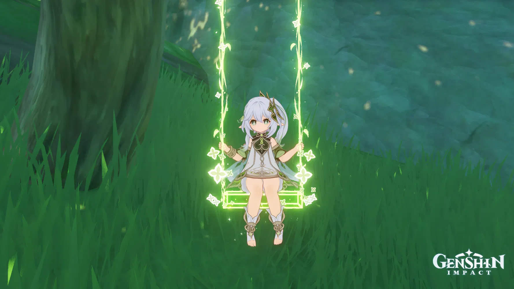 Nahida in her swing! Genshin Impact | HoYoLAB