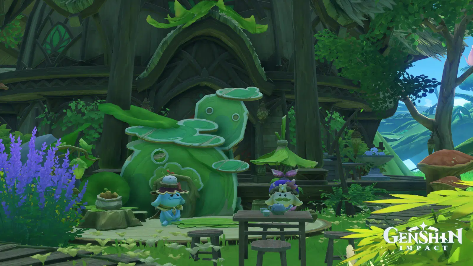 Sumeru Main House With Mini Garden Genshin Impact | HoYoLAB