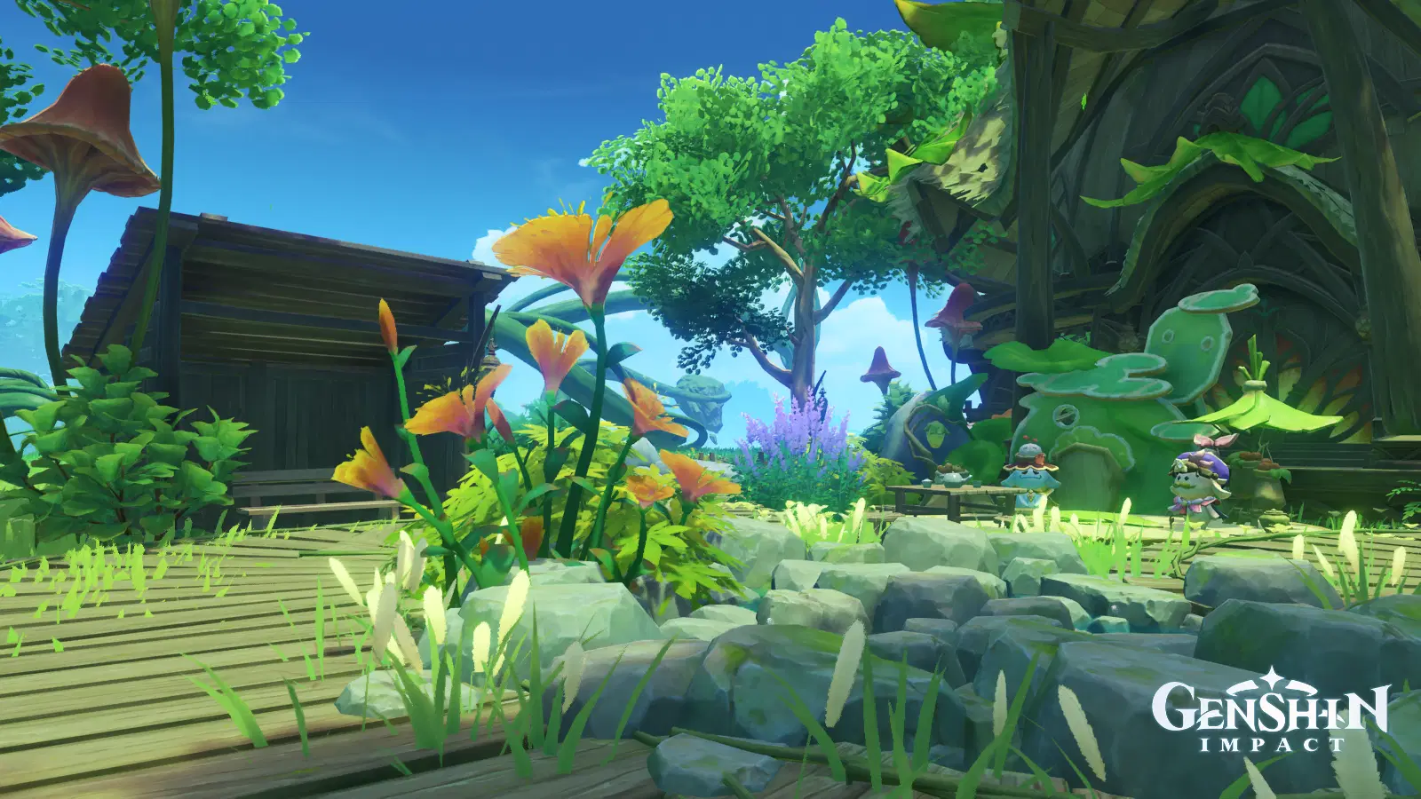 Sumeru Main House With Mini Garden Genshin Impact | HoYoLAB
