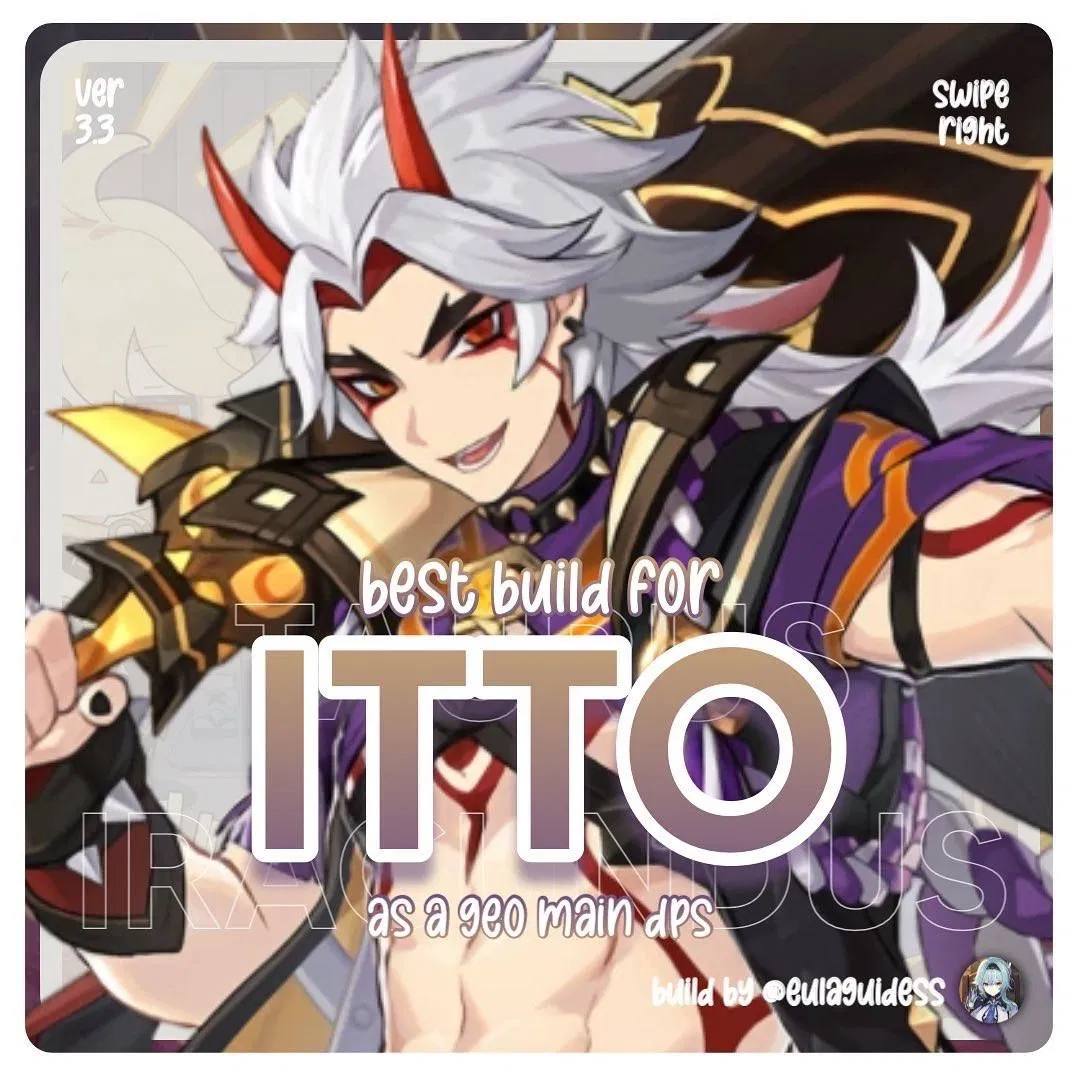 [ VER 3.3 ] Best build for Arataki Itto as a Geo Main DPS Genshin ...