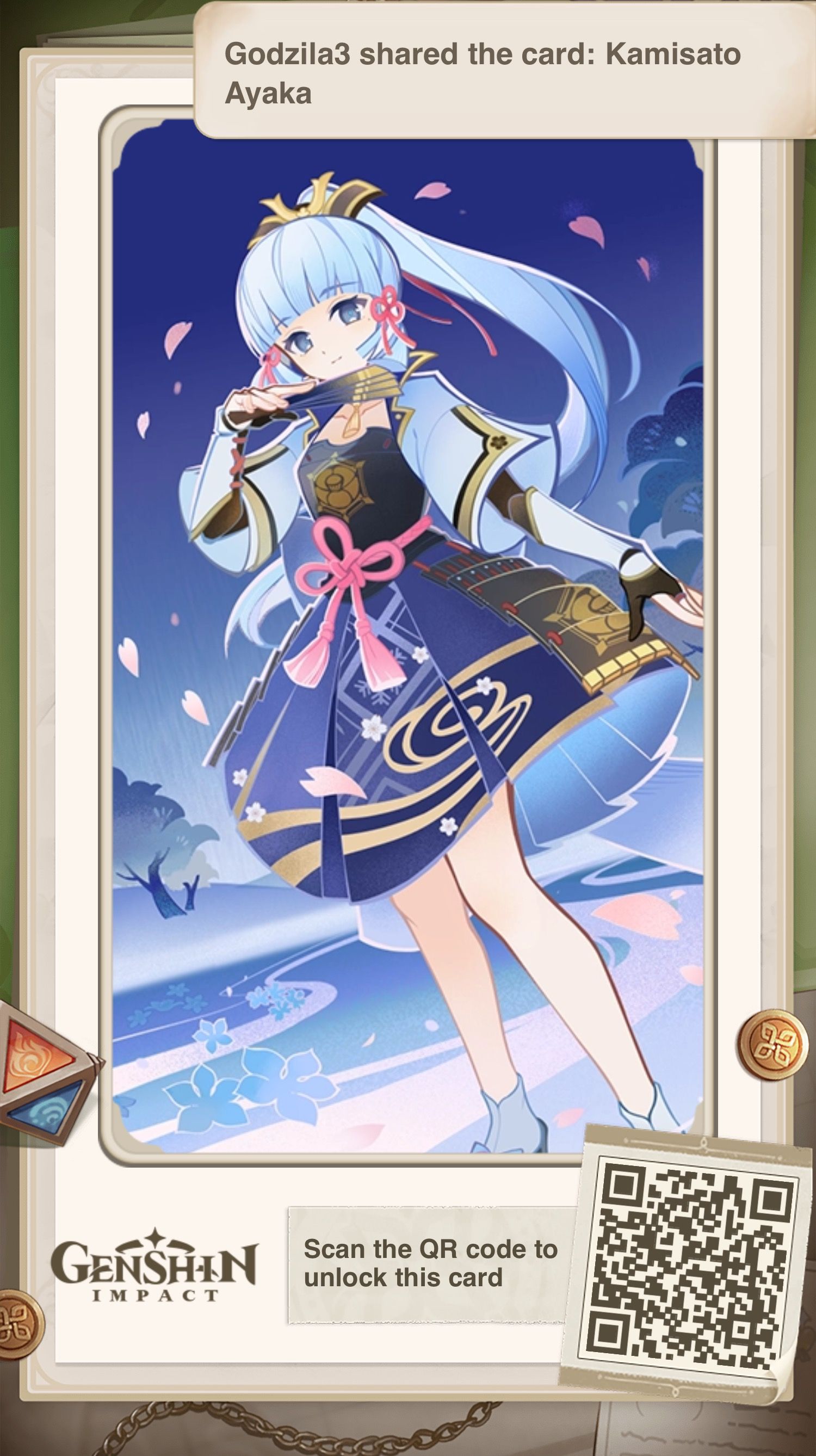 Cryo card codes Genshin Impact | HoYoLAB