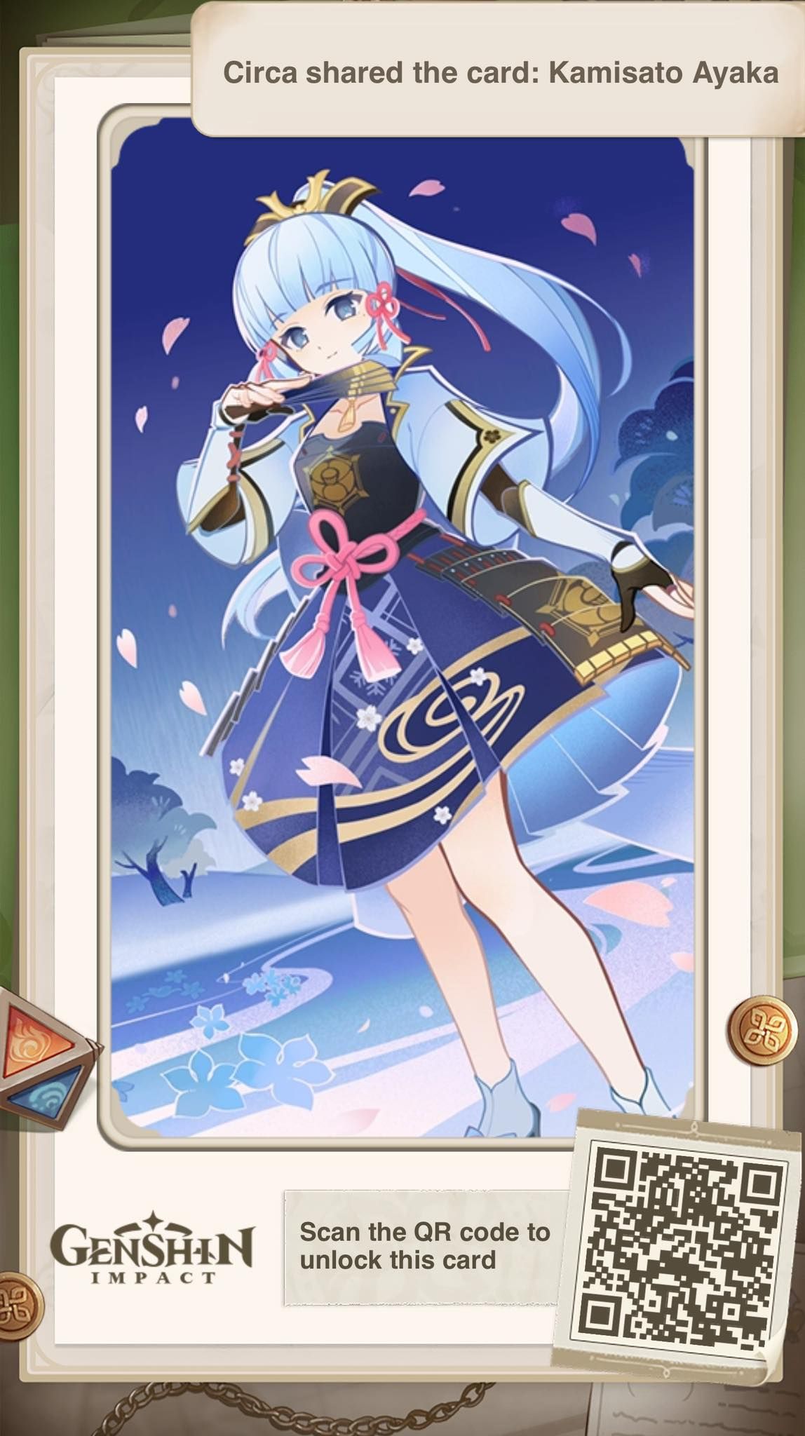 First Character Card Genshin Impact | HoYoLAB