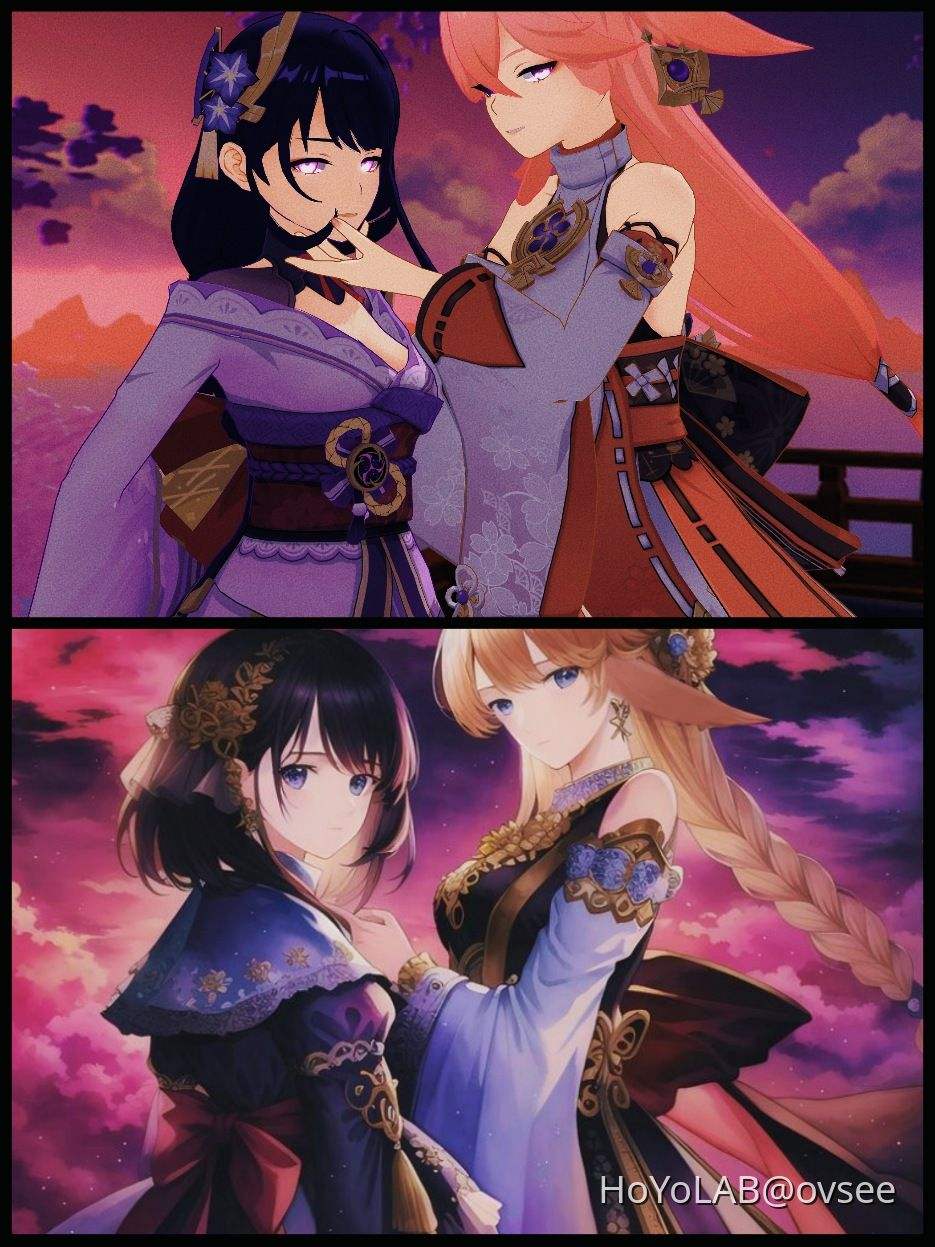 Арты MMD VS Нейросети Genshin Impact | HoYoLAB