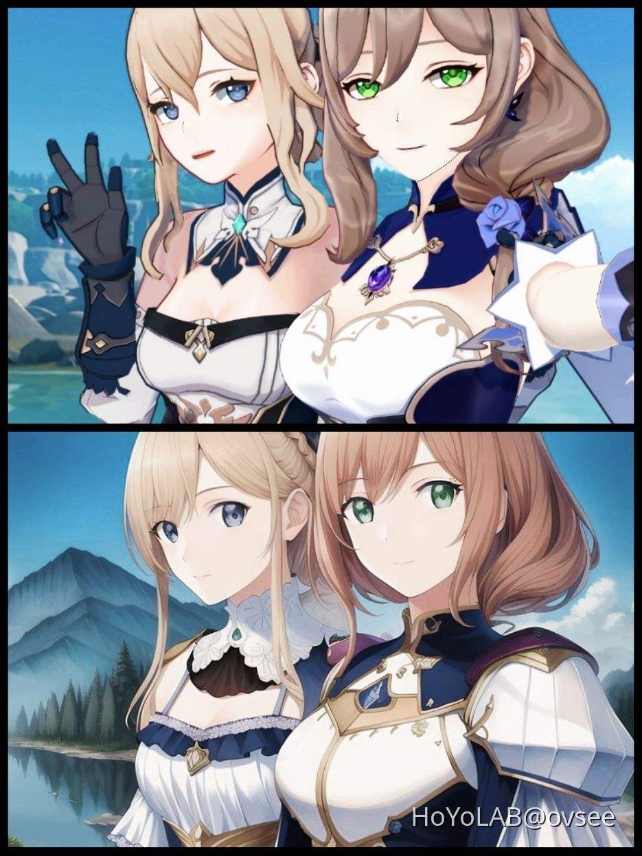 Арты MMD VS Нейросети Genshin Impact | HoYoLAB