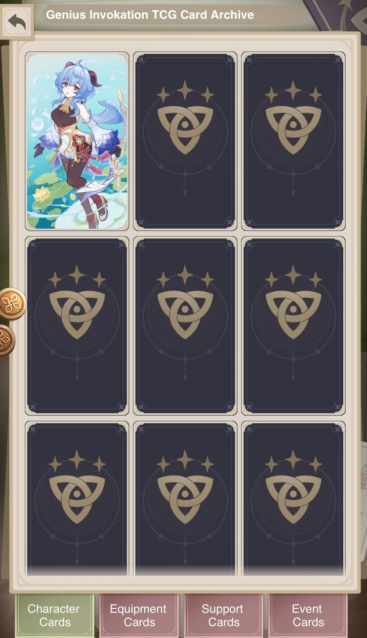 Somehow I got Ganyu as my first character card Genshin Impact | HoYoLAB