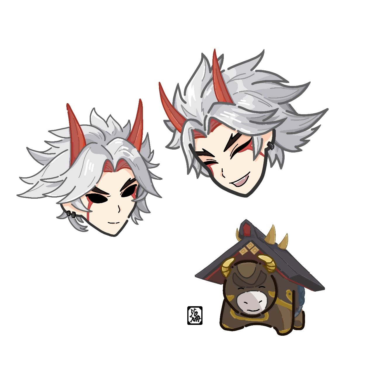 Ushi fanart Genshin Impact | HoYoLAB