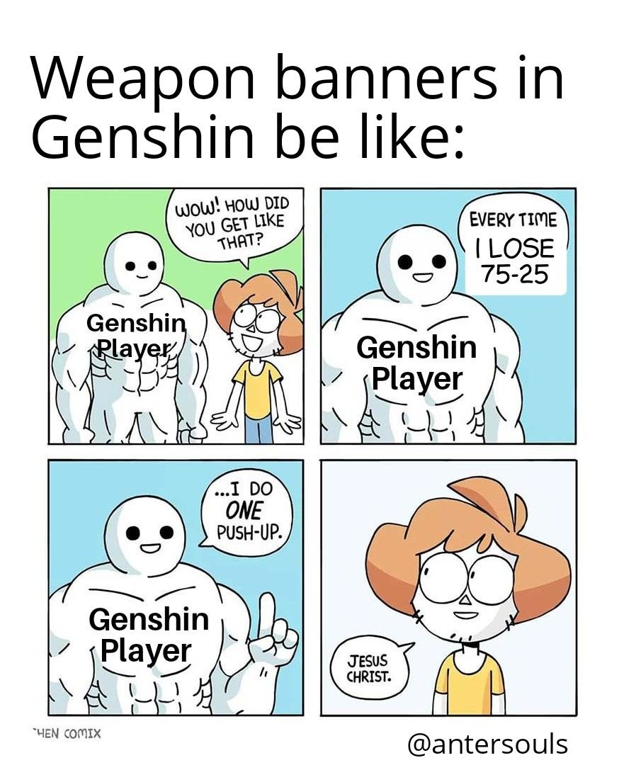 Oh, look! A weapon banner meme! Genshin Impact | HoYoLAB
