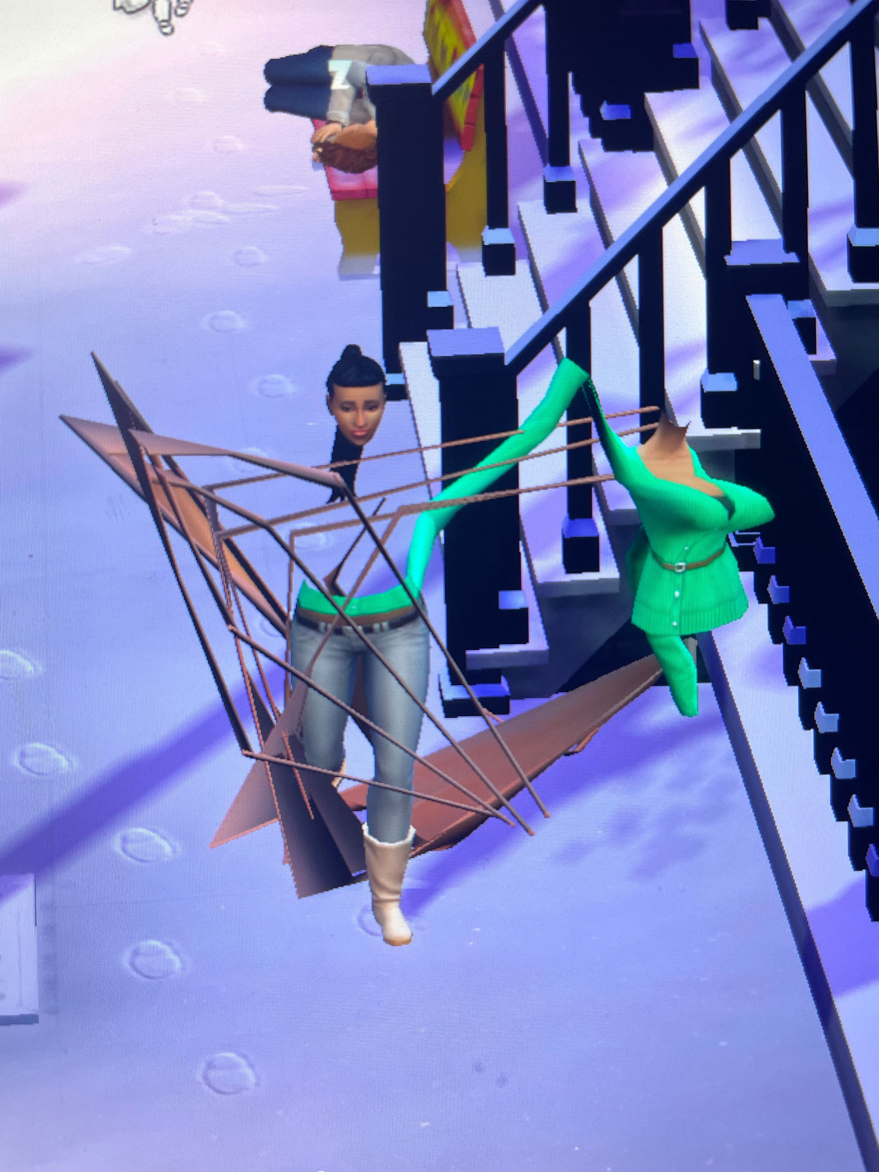 Uhhhhhh Sims 4 scarys me ;-; | HoYoLAB