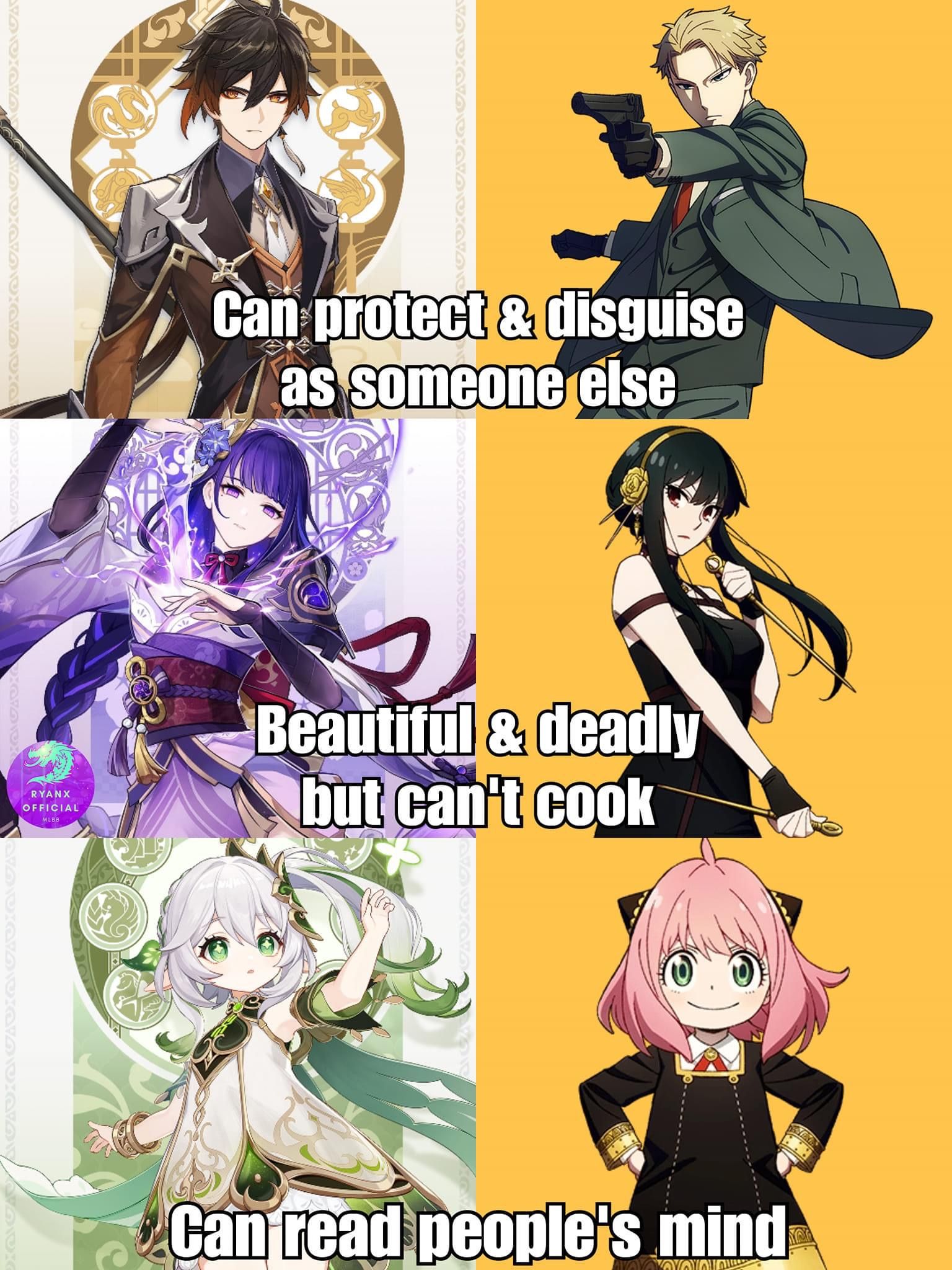 Archon x family Genshin Impact | HoYoLAB