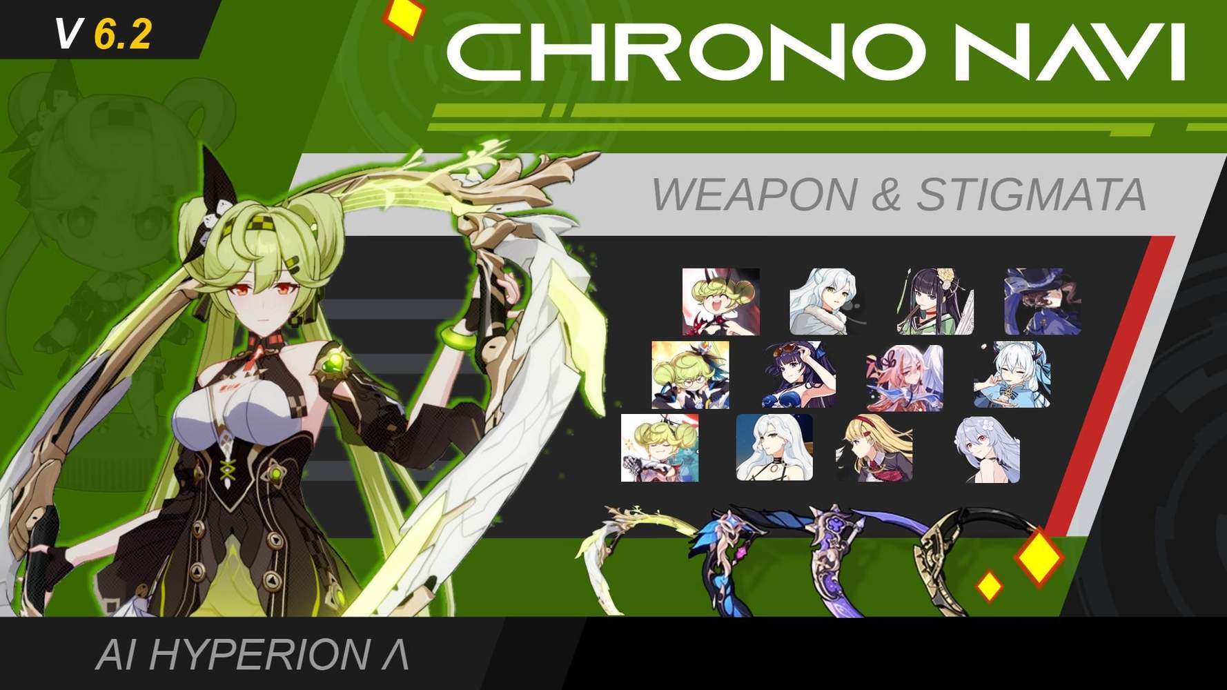 Chrono Navi - Stigmata & Weapon Comparison Honkai Impact 3rd | HoYoLAB