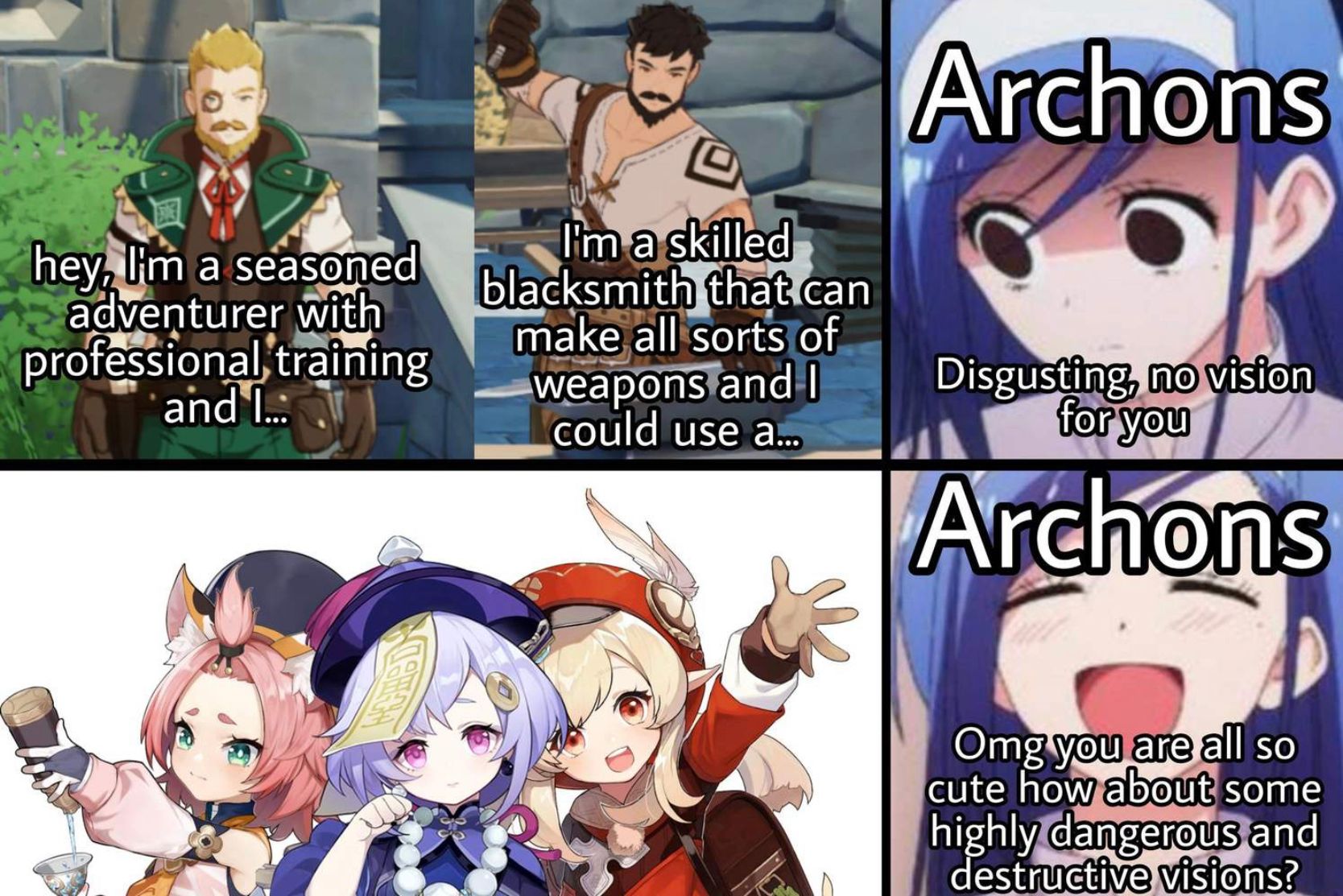 THE ARCHONS ARE MEAN Genshin Impact | HoYoLAB