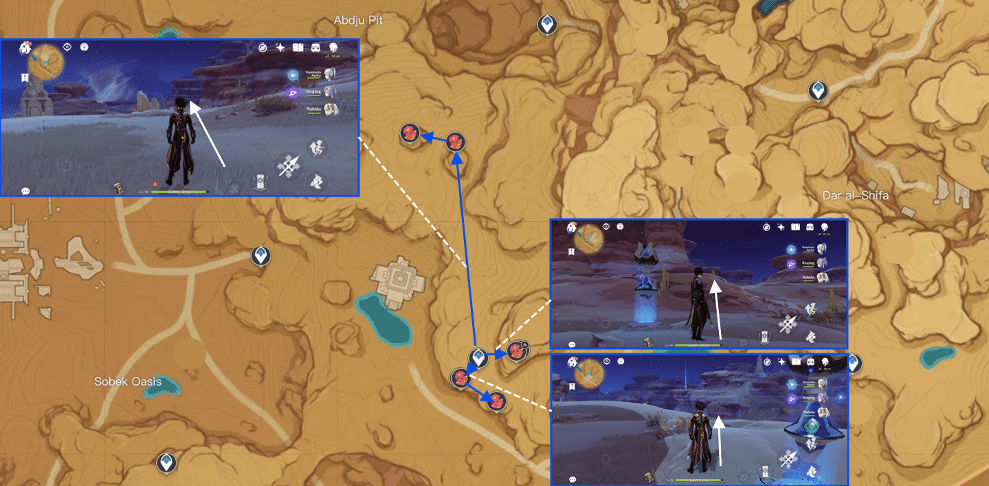 Redcrest Collection Route Strategy for all Paimons Genshin Impact | HoYoLAB