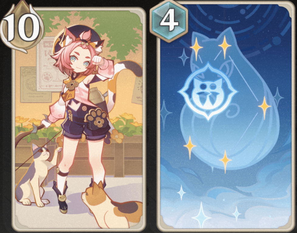 [V3.3] Genius Invocation TCG Card Information | Character Skill Origins ...