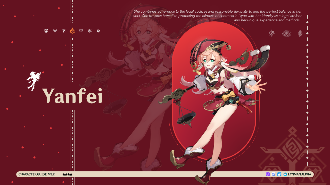 Yanfei | Character Guide [version 3.3] Genshin Impact | HoYoLAB