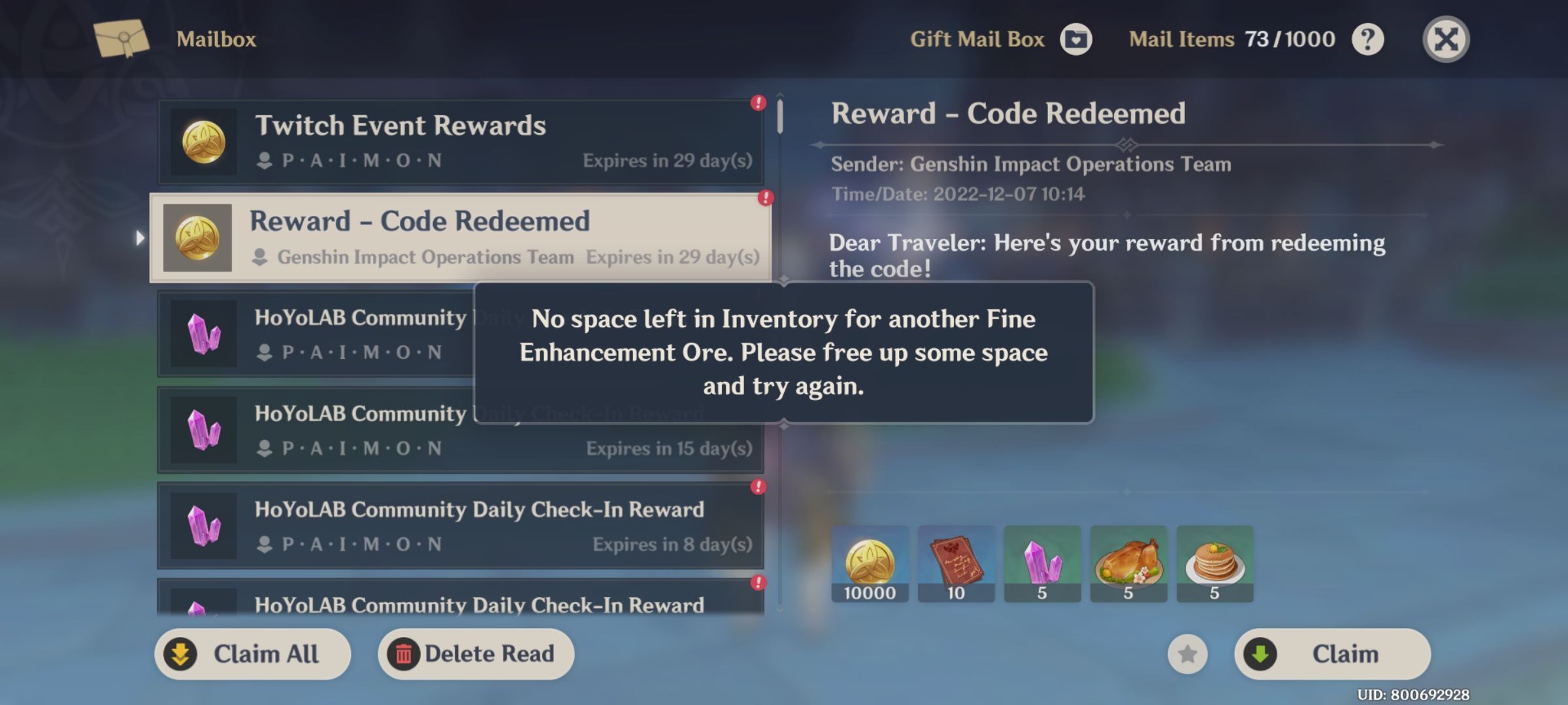 Fine Enhancement Ore again? Genshin Impact | HoYoLAB