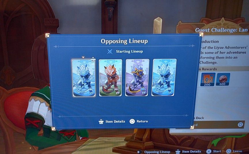 Genius Invokation TCG Tavern Guest Challenge Tips >> Lan Genshin Impact ...