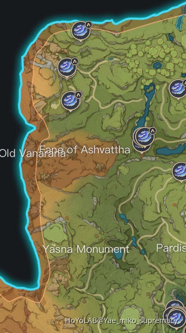 Some of the Rukhashava mushroom locations Genshin Impact | HoYoLAB
