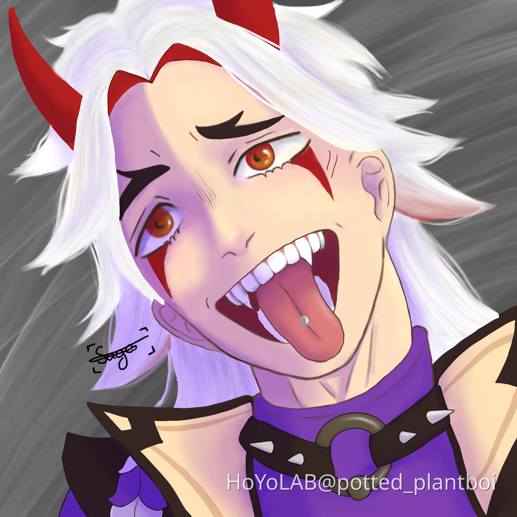 Arataki Itto’s fan art contest submission ;3 Genshin Impact | HoYoLAB