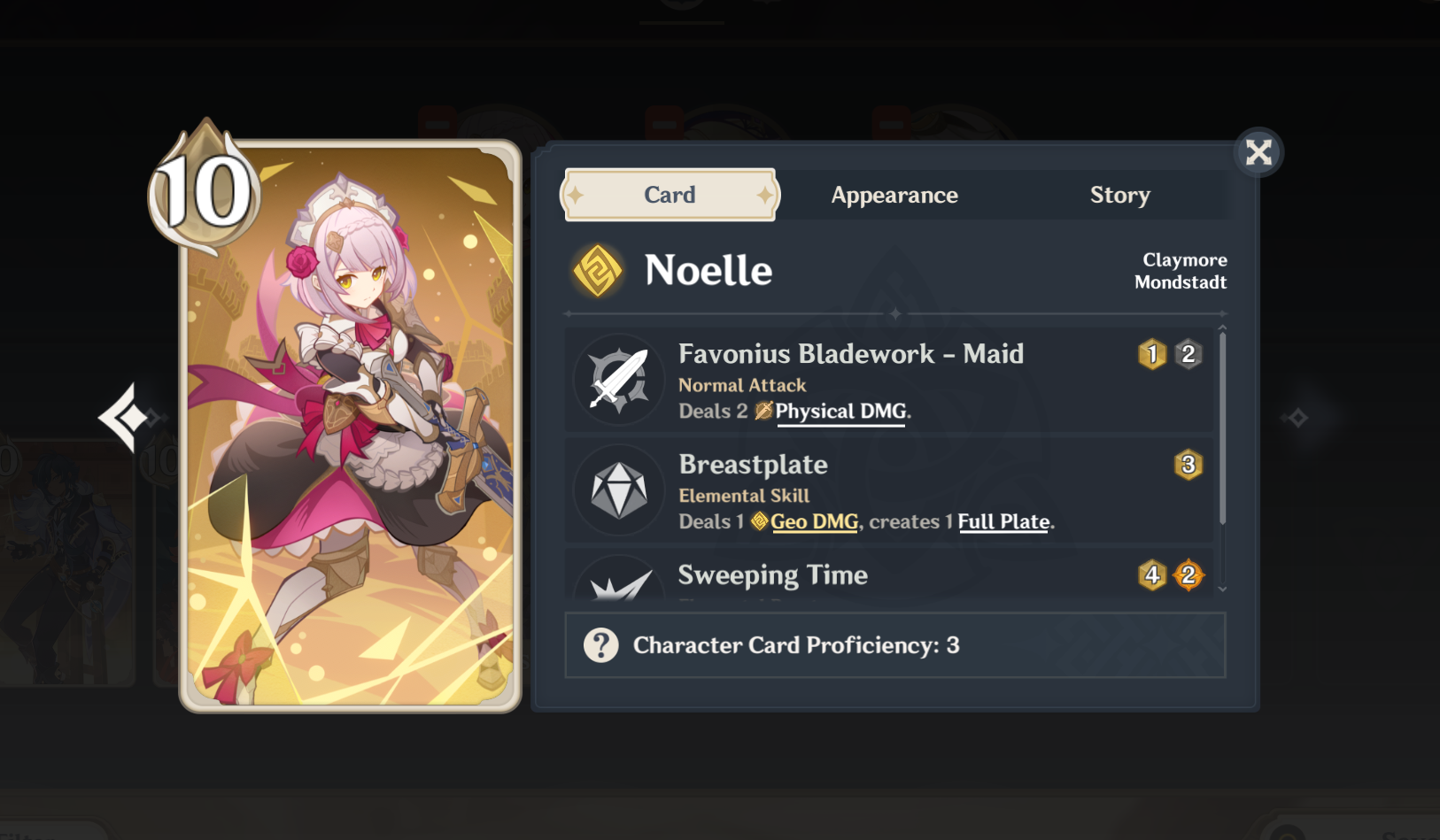 My first goal in Genius Invocation TCG has been met... Genshin Impact ...