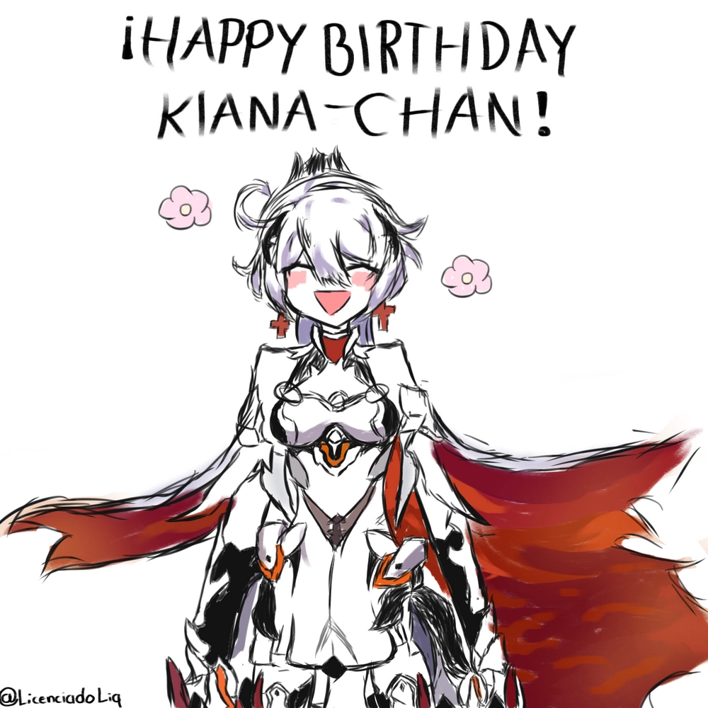 Happy birthday kiana-chan! :D Honkai Impact 3rd | HoYoLAB