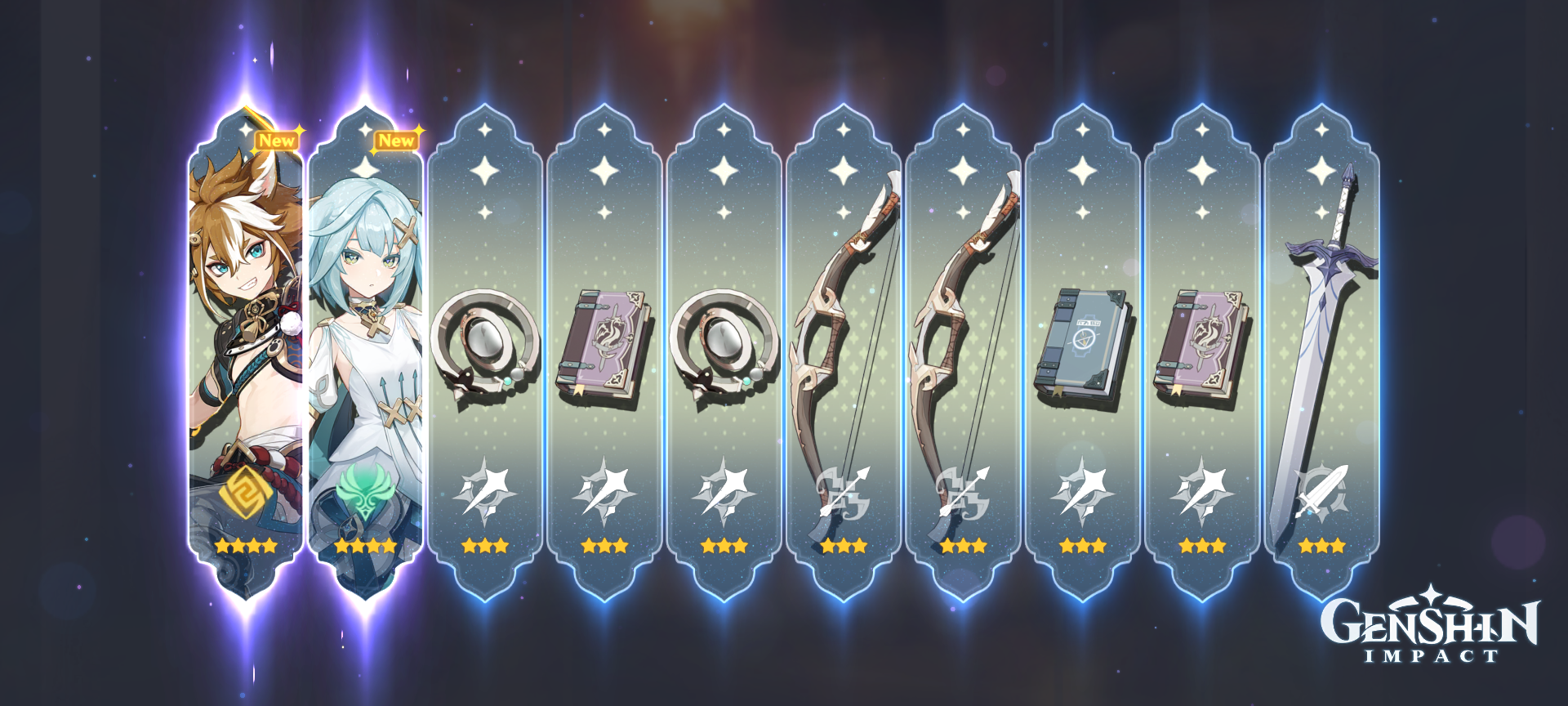 My first 10 pull on Scara banner Genshin Impact | HoYoLAB