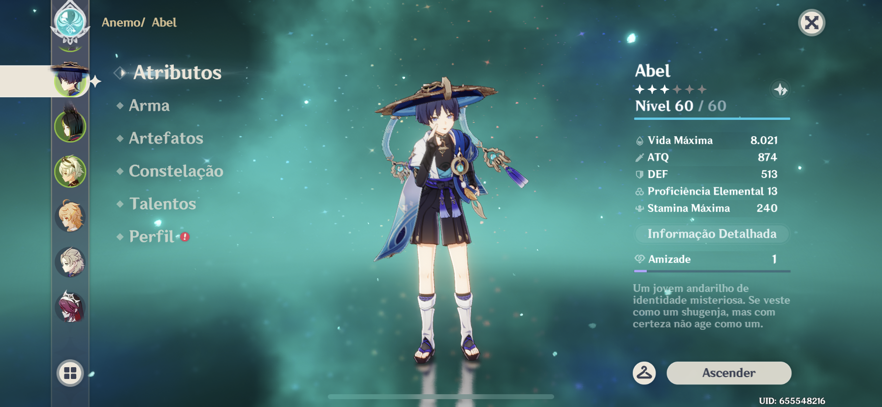 Nome Andarilho / Scaramouche Genshin Impact | HoYoLAB