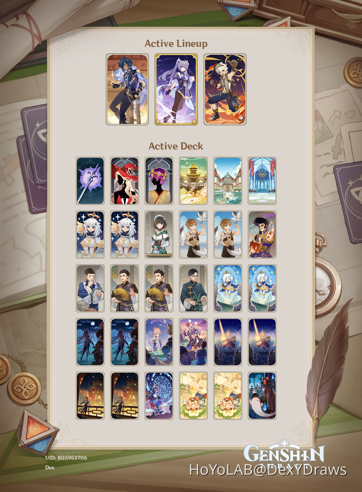 Day 2 of TCG ft. kaeya keqing + benny! Genshin Impact | HoYoLAB