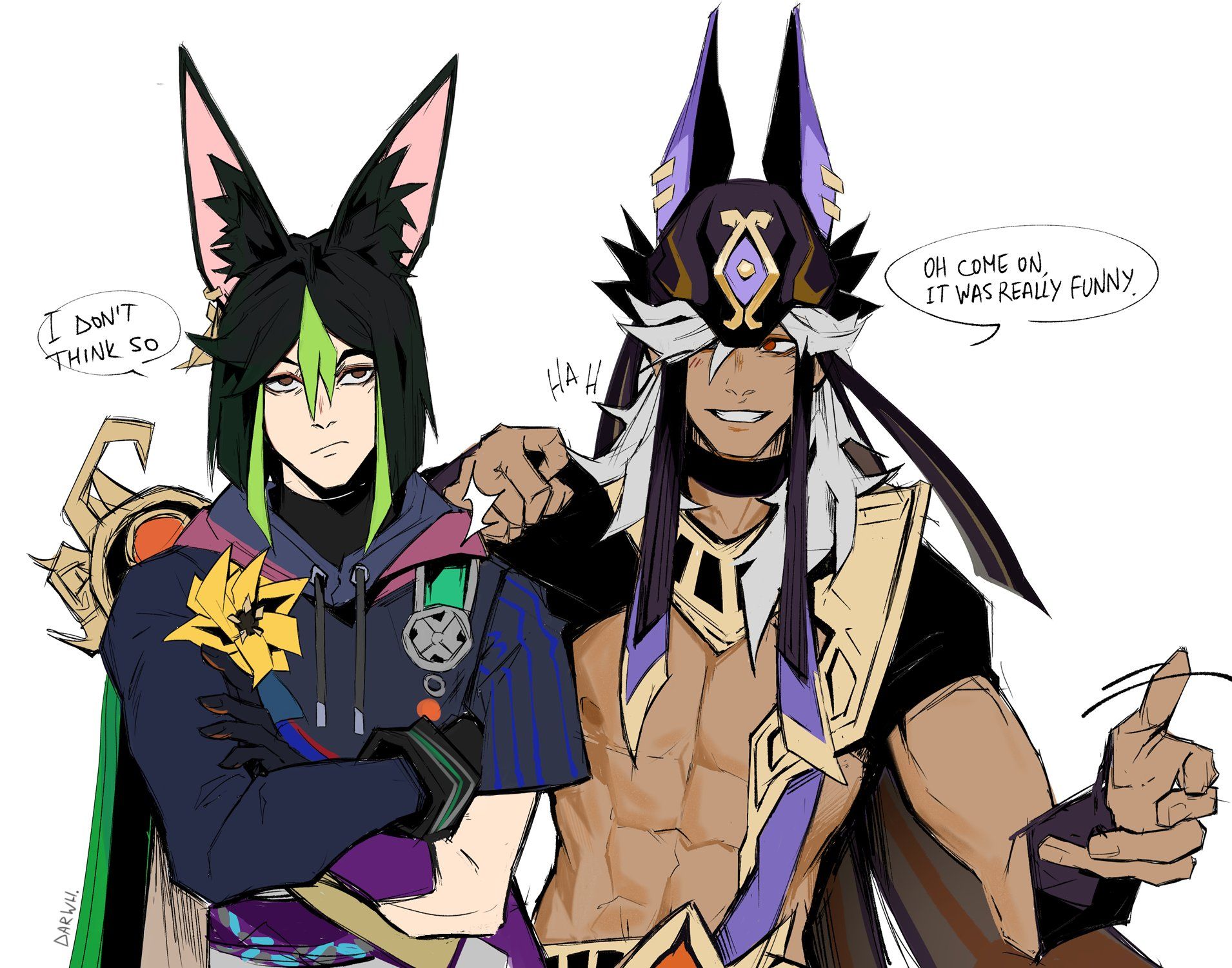 Cyno and Tighnari Genshin Impact | HoYoLAB