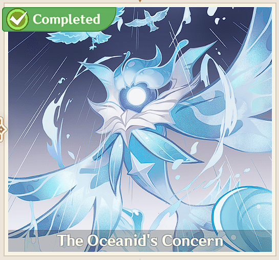 "The Oceanid's Concern" - Suggestions and Recommendations Genshin ...