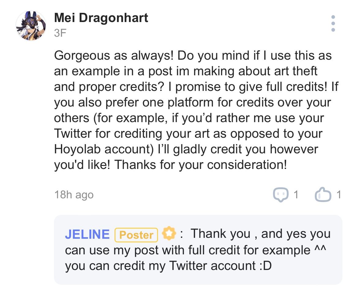 How to Properly Credit and Correct | HoYoLAB