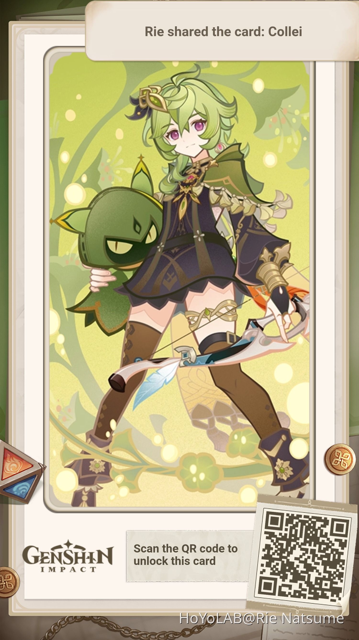 Duelist Rising All Dendro Character Card Genshin Impact | HoYoLAB