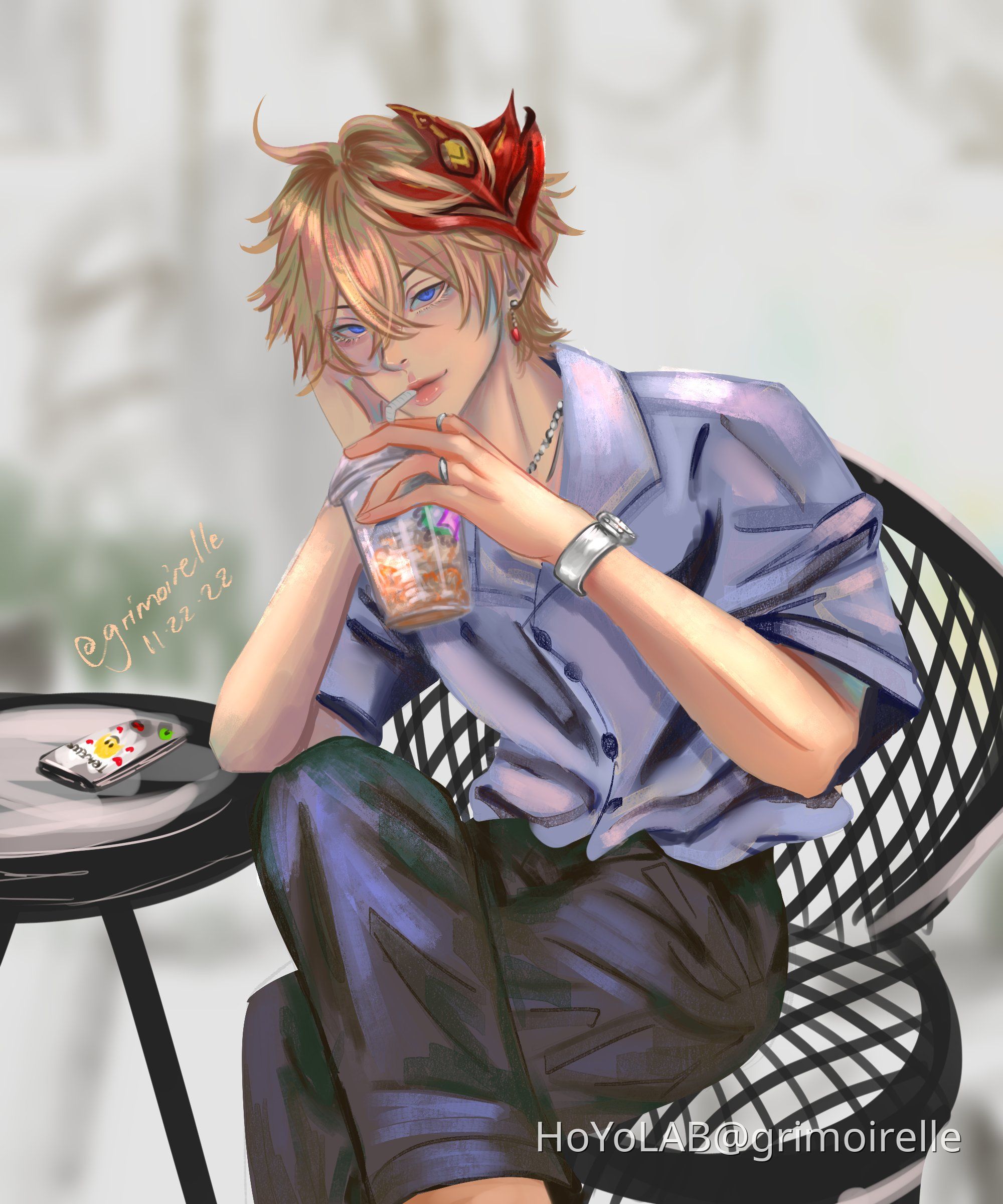 Tartaglia fanart Genshin Impact | HoYoLAB