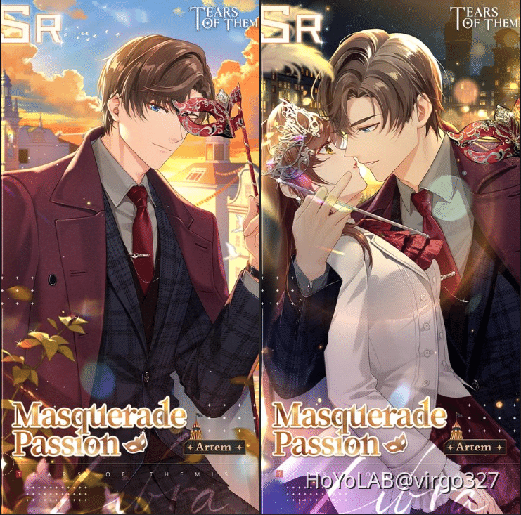 SnowFallen Secrets Luke/Vyn SSR (SMASH or PASS # 7) + Marius/Artem SR ...