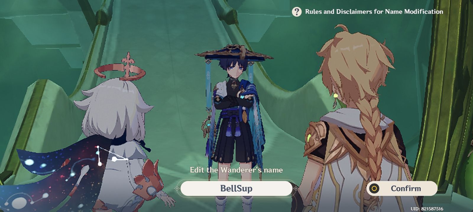 Naming the Wanderer Genshin Impact | HoYoLAB