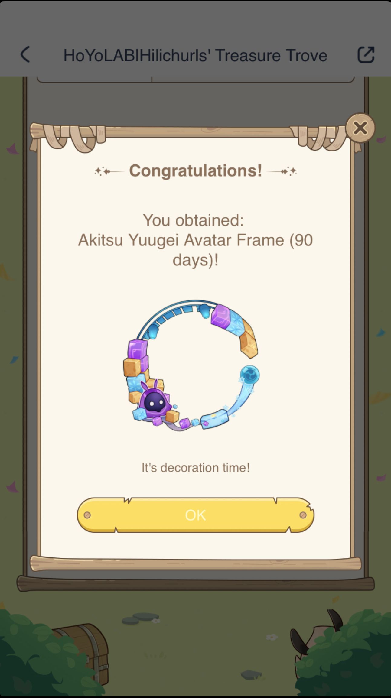 Akitsu Yugei Frame | Frame Collection #27 Genshin Impact | HoYoLAB