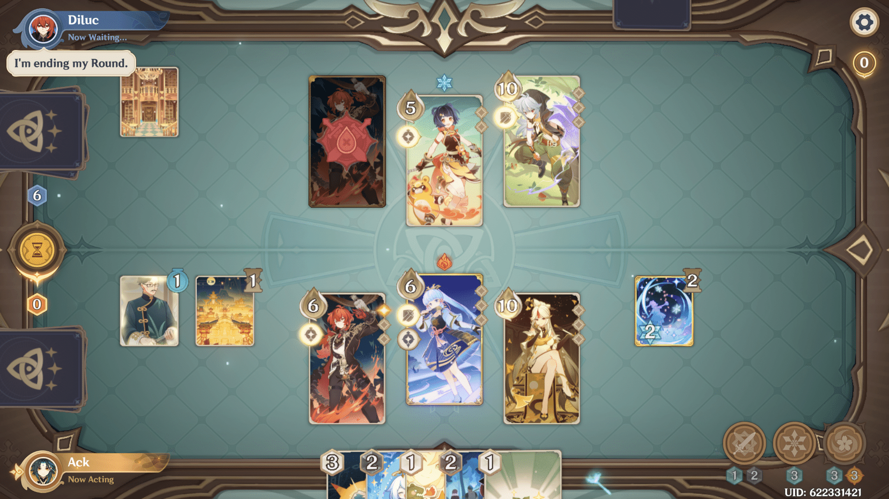 Genius Invokation TCG Tavern Guest Challenge Tips: Diluc Genshin Impact ...