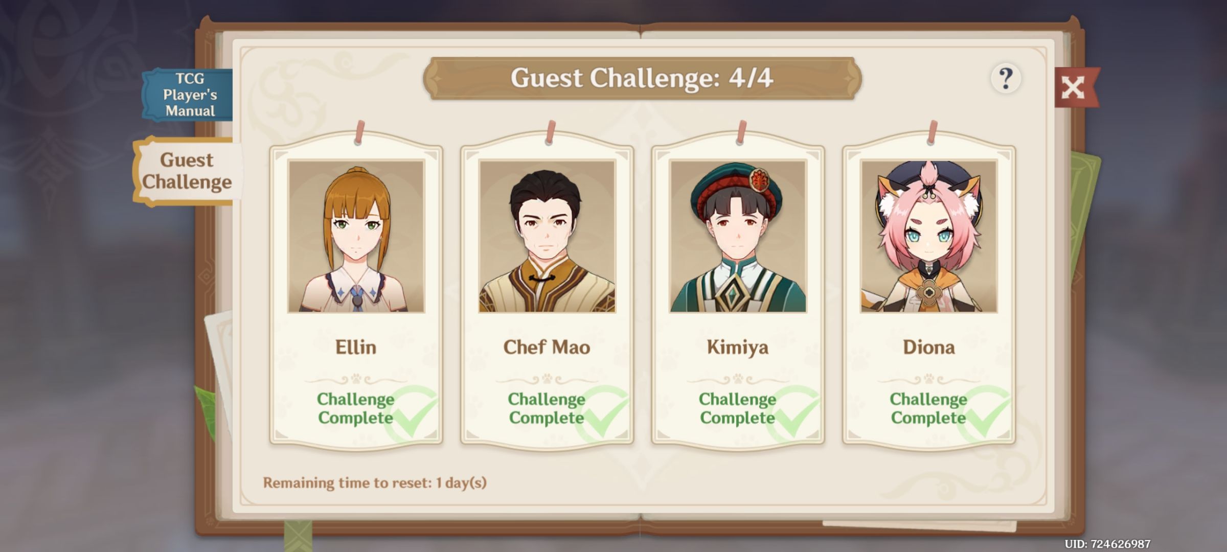 Genius Invocation TCG Tavern guide challenge tips (Chef Mao) Genshin ...