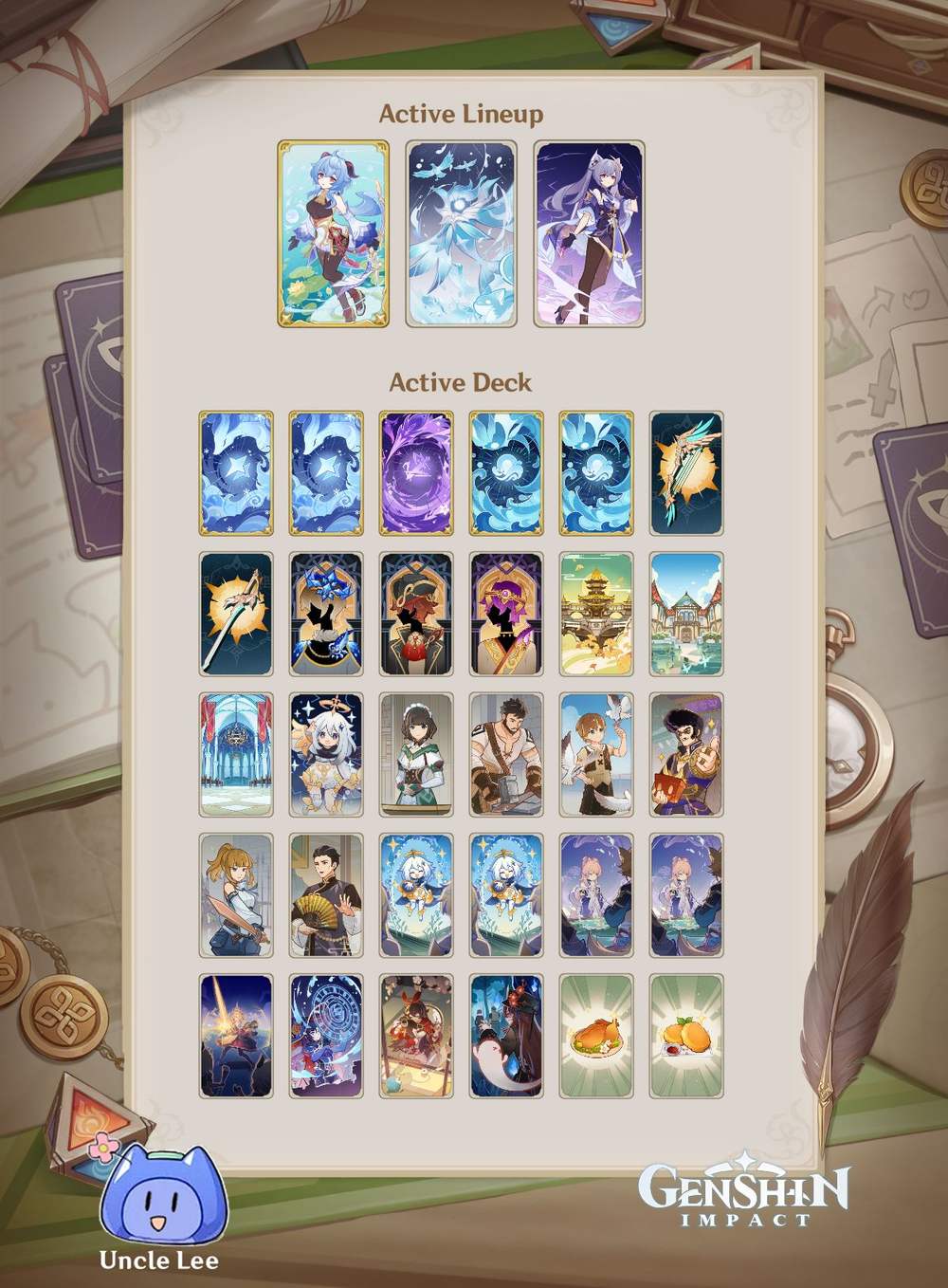 TCG Rhodeia of Loch Card: "The Unrelenting Summoner" Genshin Impact ...