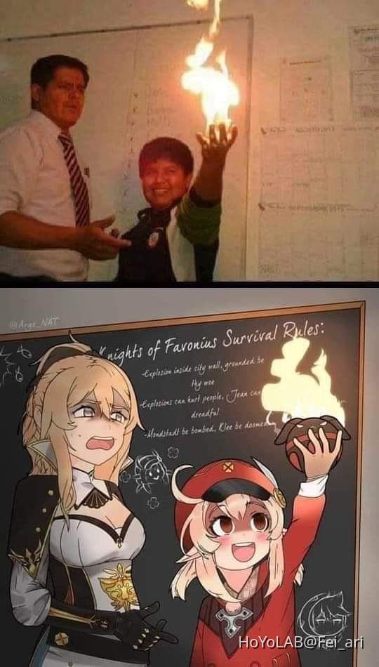 Klee memes | Genshin Impact | HoYoLAB