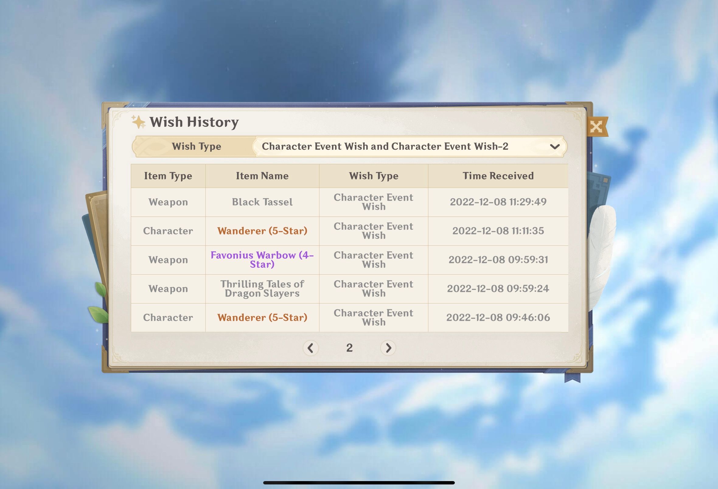 C2 Wanderer in 6 pulls??? Genshin Impact | HoYoLAB