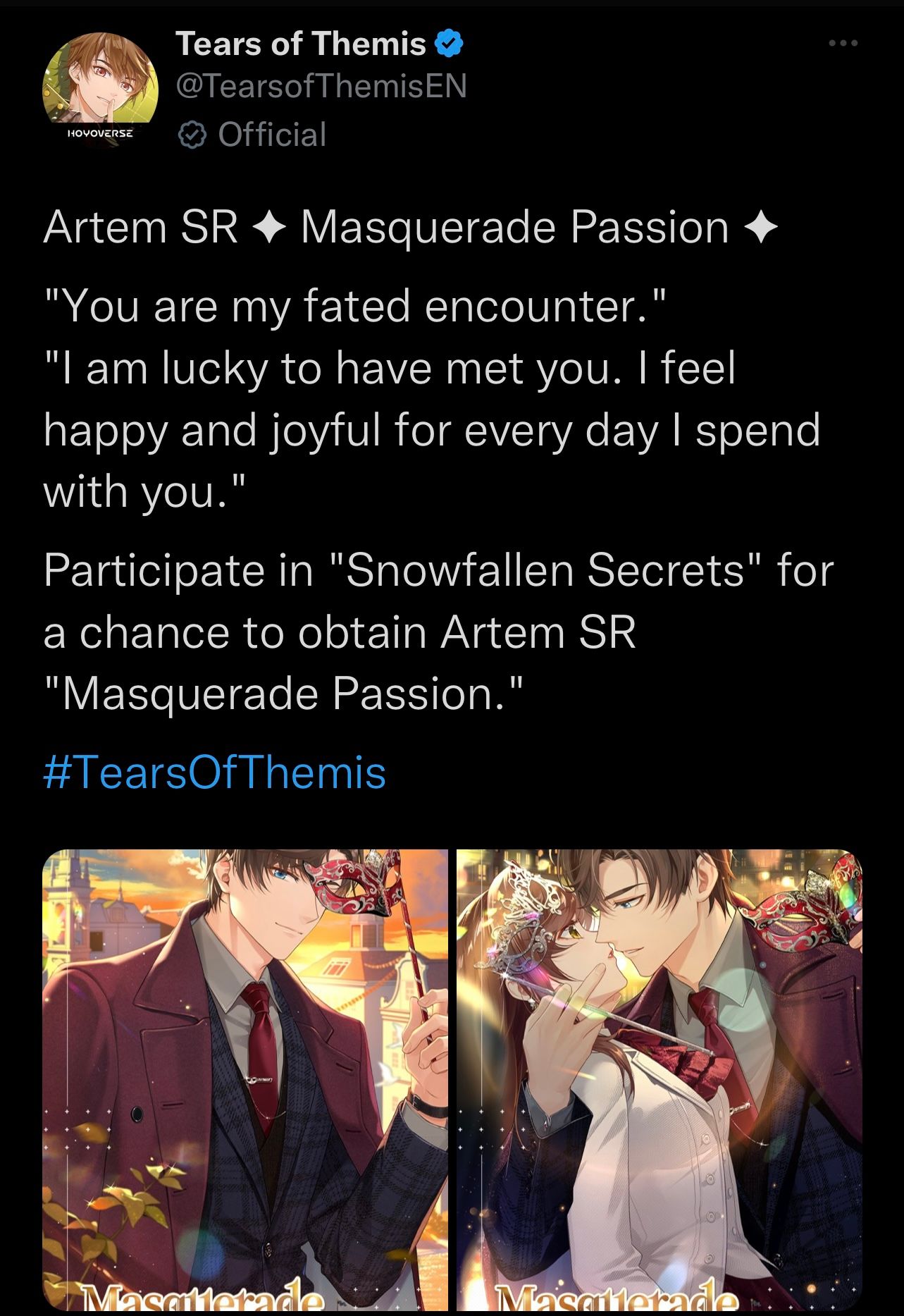 My S-chips and Tears of Themis are safe this event…hopefully :D Tears ...